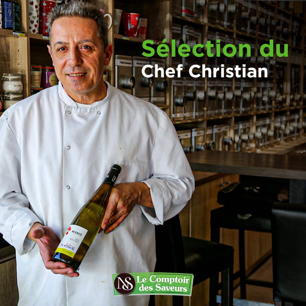 Sélection de vin par notre Chef Christian