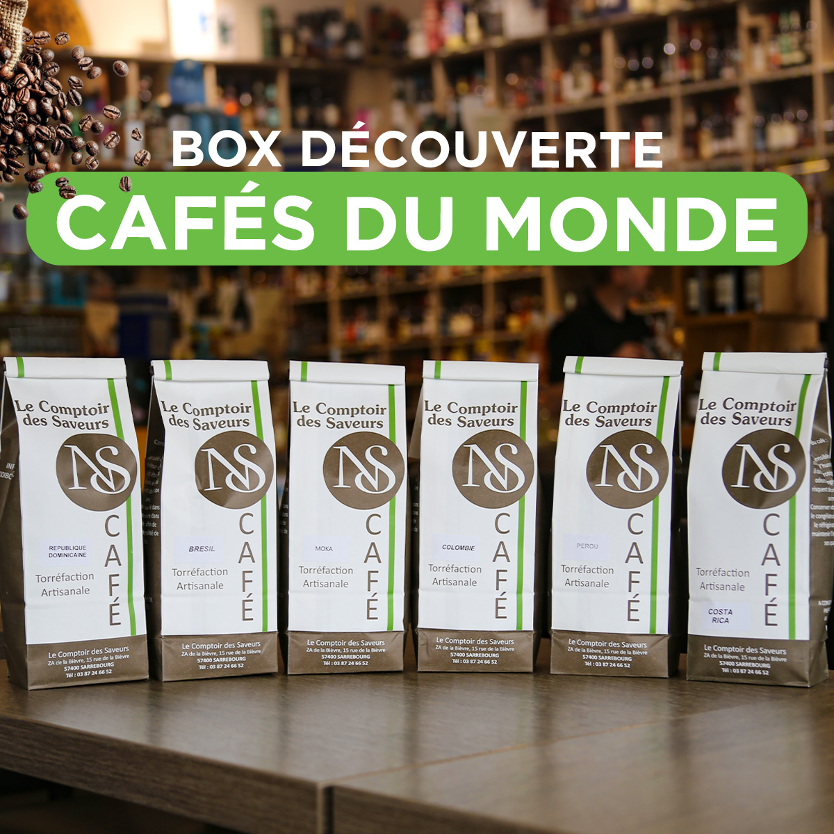 Découvrez notre box café pour (s')offrir un beau voyage aromatique